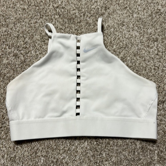Nike | Intimates & Sleepwear | Nike Hi Neck Ladder Front Cutout Sports ...